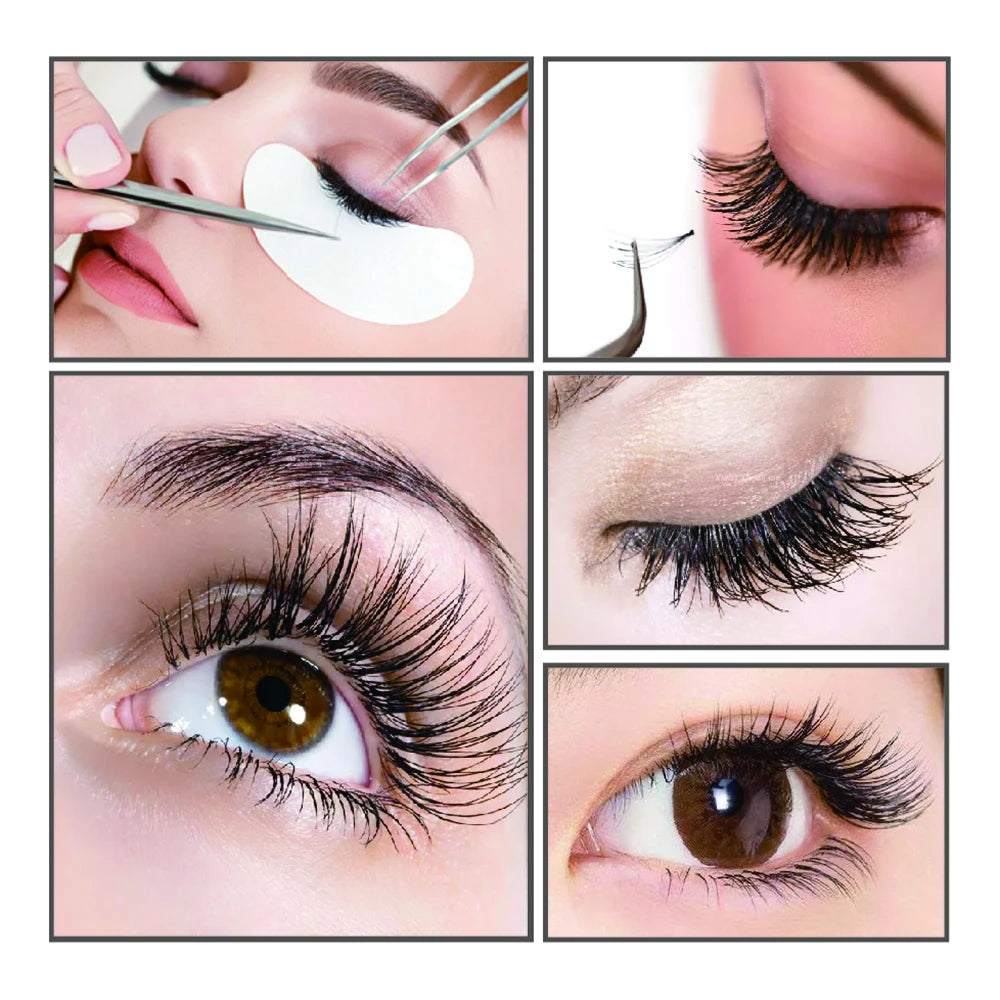 200/400/1000pairs Hydrogel Eye Patch for Building Eyelash Extension Un ...